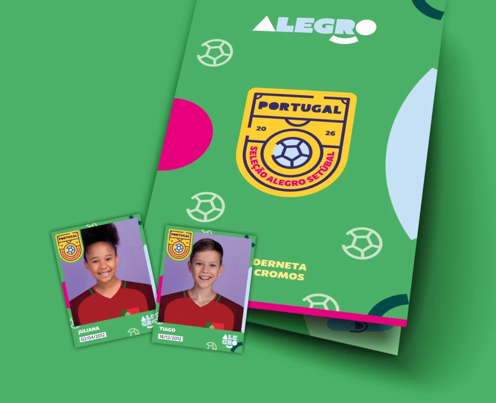Caderneta de Cromos da Seleção Alegro - Alegro Setúbal